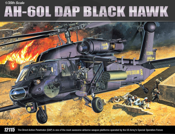 Battle-Models > Academy 12115 AH-60L DAP Black Hawk 1:35